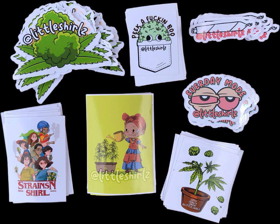 Shirley sticker pack – Little Shirley